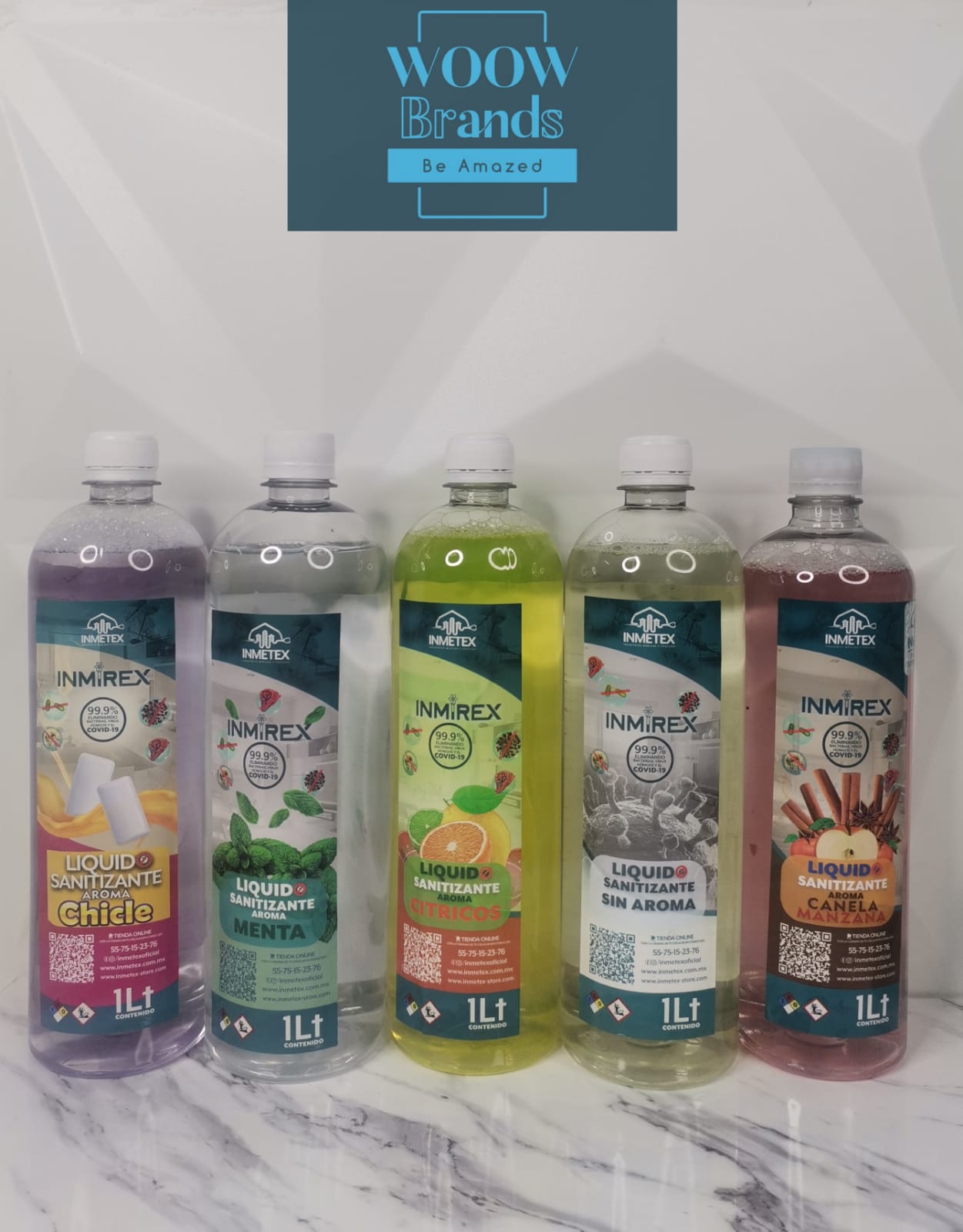 Sanitizante Liquido C/Tapa 1 Litro – WOOW BRANDS